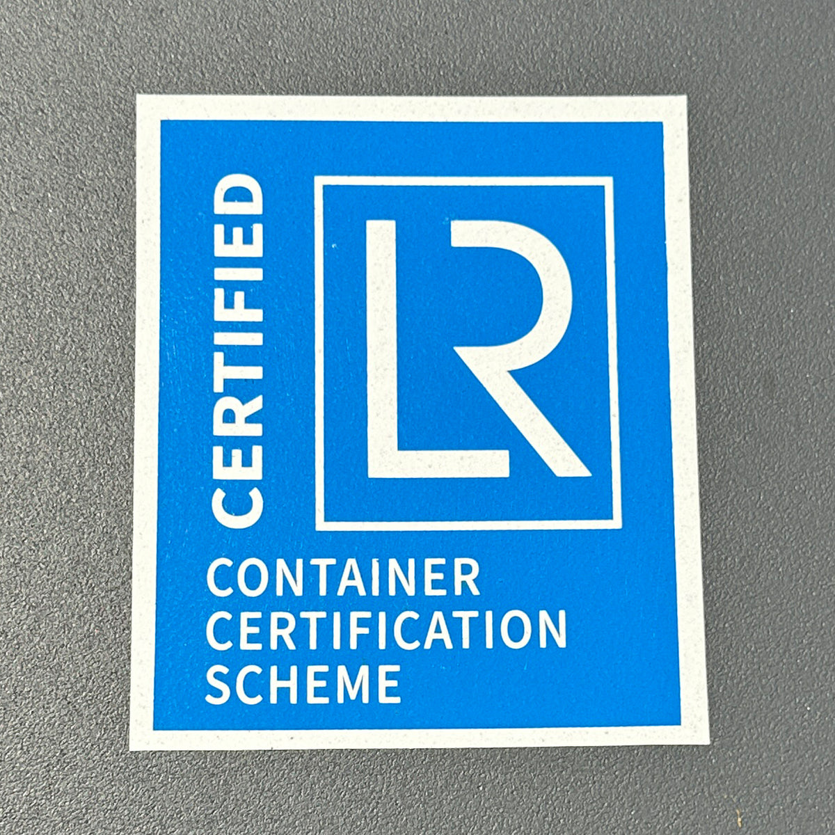 Certified LR Container Certification Scheme Label Decal Sticker for Sh ...